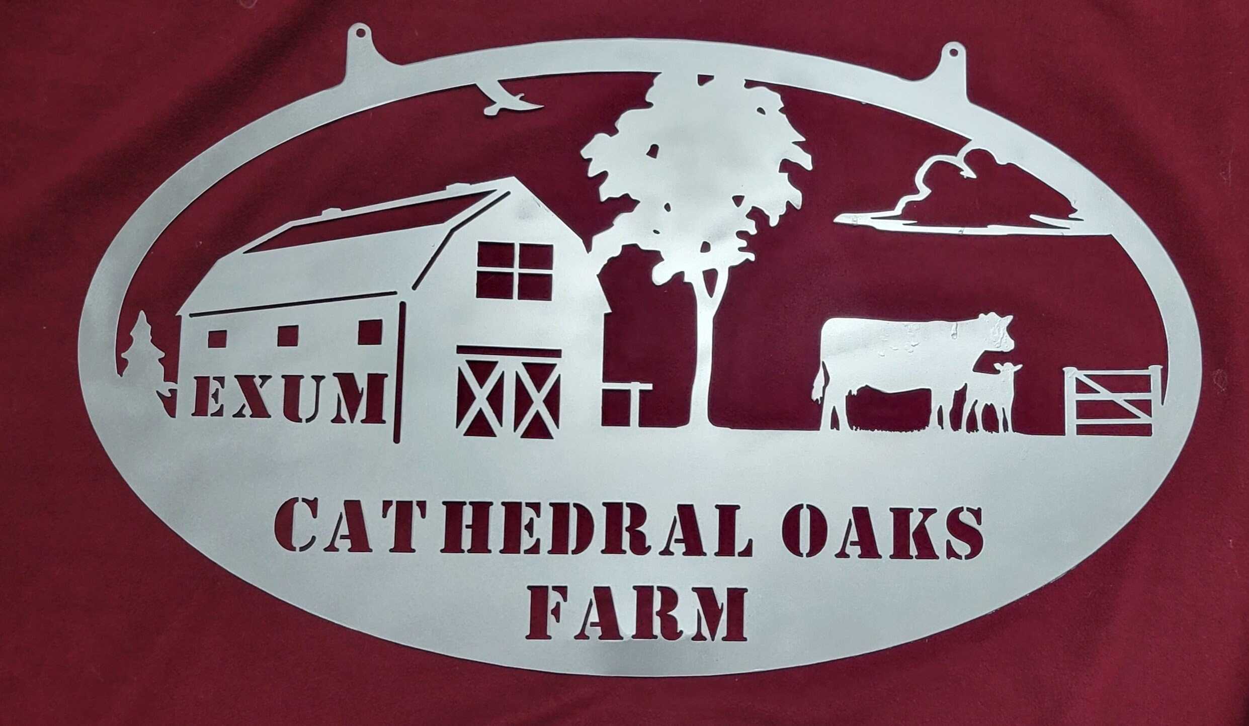 Farm Sign, Family Farm Sign, Oval Sign, Business Sign - Etsy