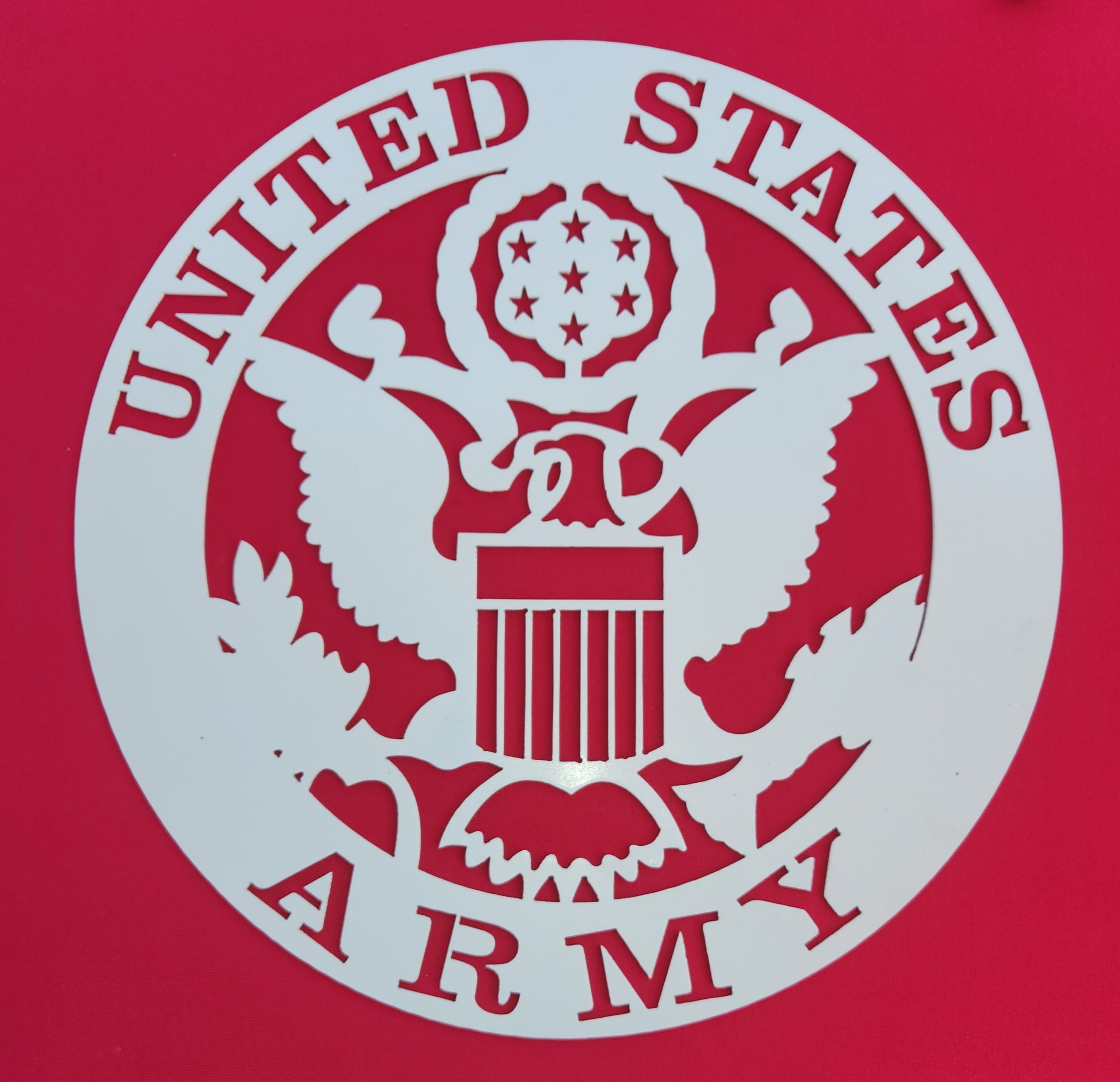 Military Sign, Army Sign, Wall Art, Wall Decor, Veteran Gift, US Army ...