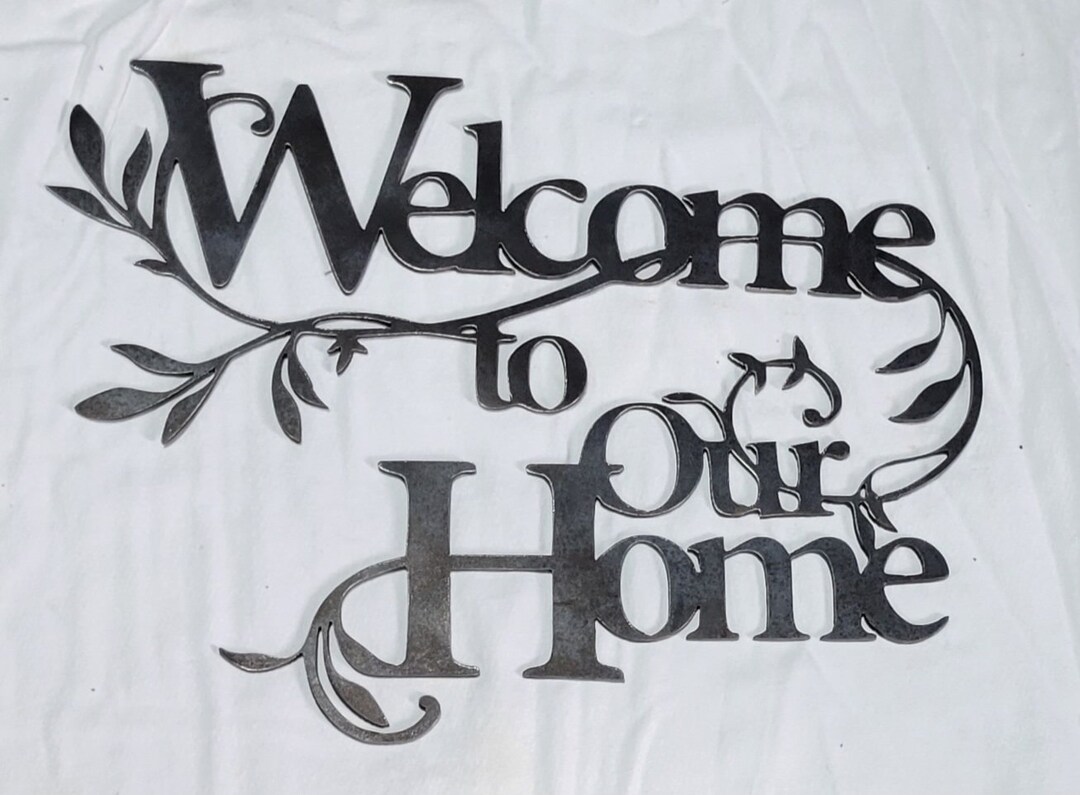 Welcome Sign, Welcome to Our Home, Wall Hanging, Home Decor - Etsy