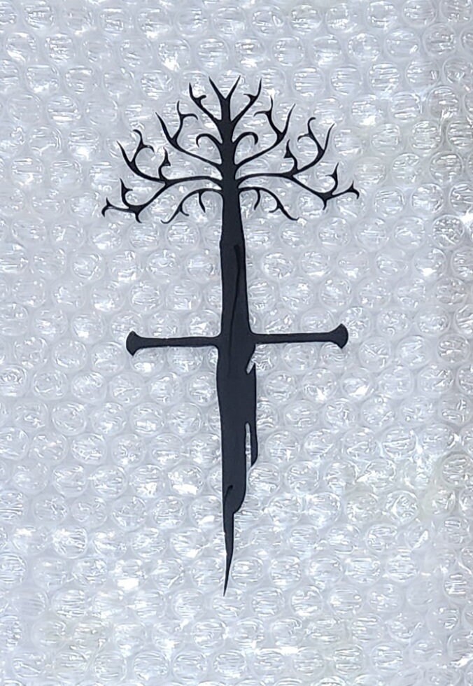Tree of Gondor, Tree Sign, Sword, Tree and Sword, Wall Art, Wall Decor ...
