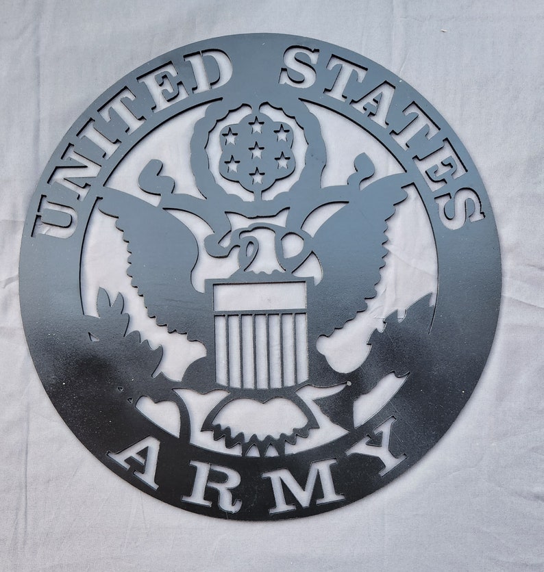 Military Sign, Army Sign, Wall Art, Wall Decor, Veteran Gift, US Army ...