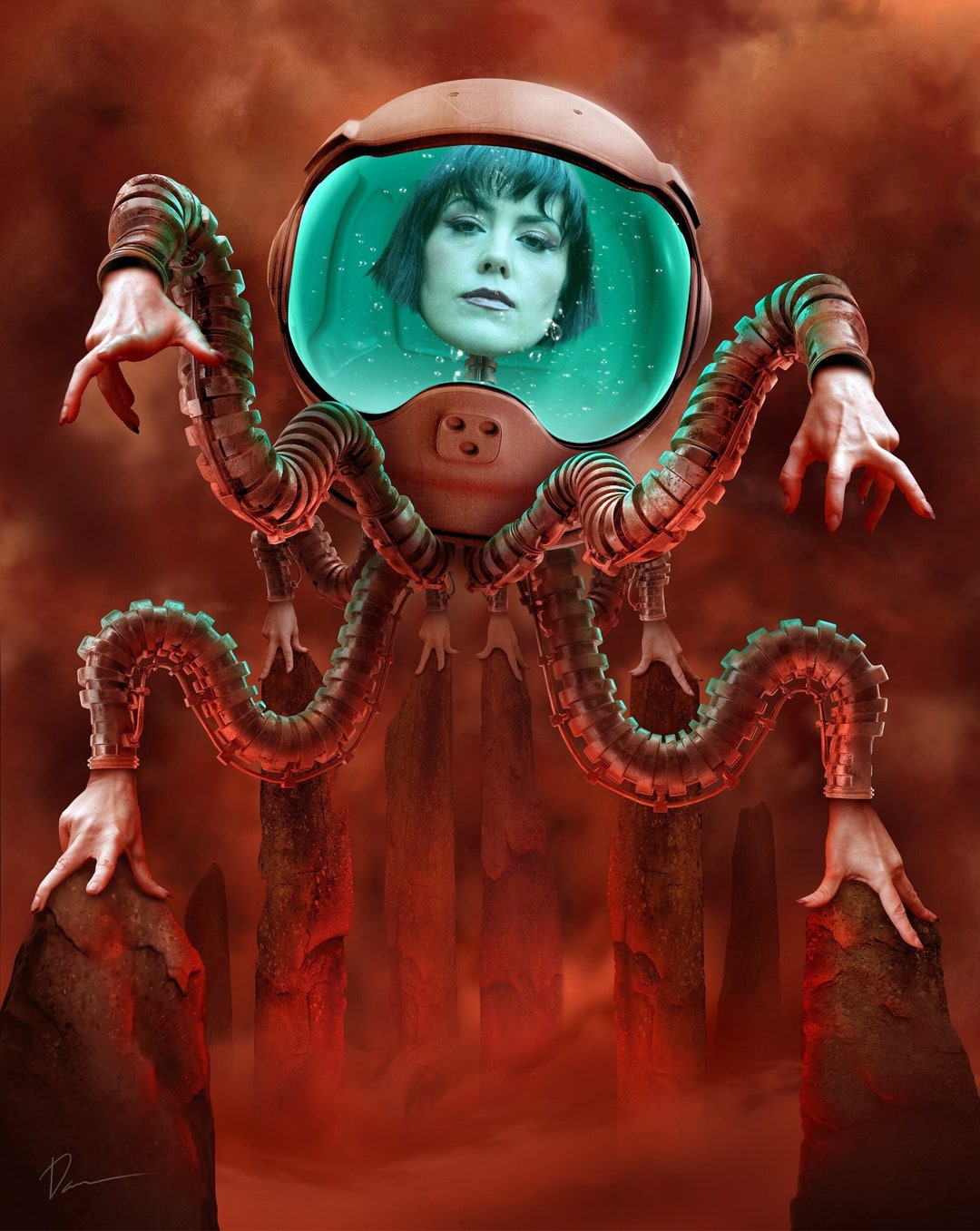 Surreal Sci Fi Art | Cyberpunk Wall Art | Surreal Science Fiction | Sci ...