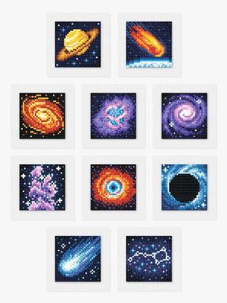 Paintgem SPACE EDITION 10 Diamond Painting Kit Authorized for ADHD ...