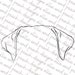 Complete Labrador Ear Outline Bundle Lab Ear Outline SVG and PNG ...