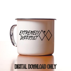 Ski and Snowboard Extremely Difficult PNG/SVG| Ski Download| Snow Board ...