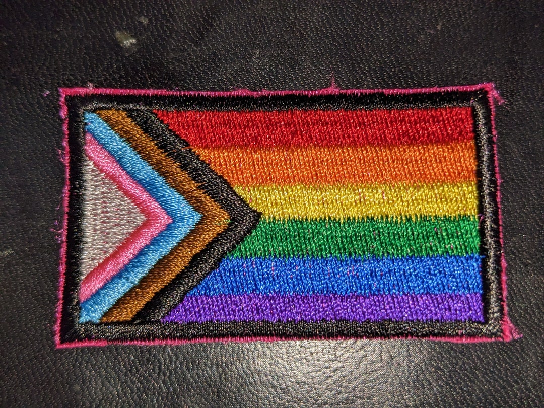 Progress Pride Flag Patch - Etsy