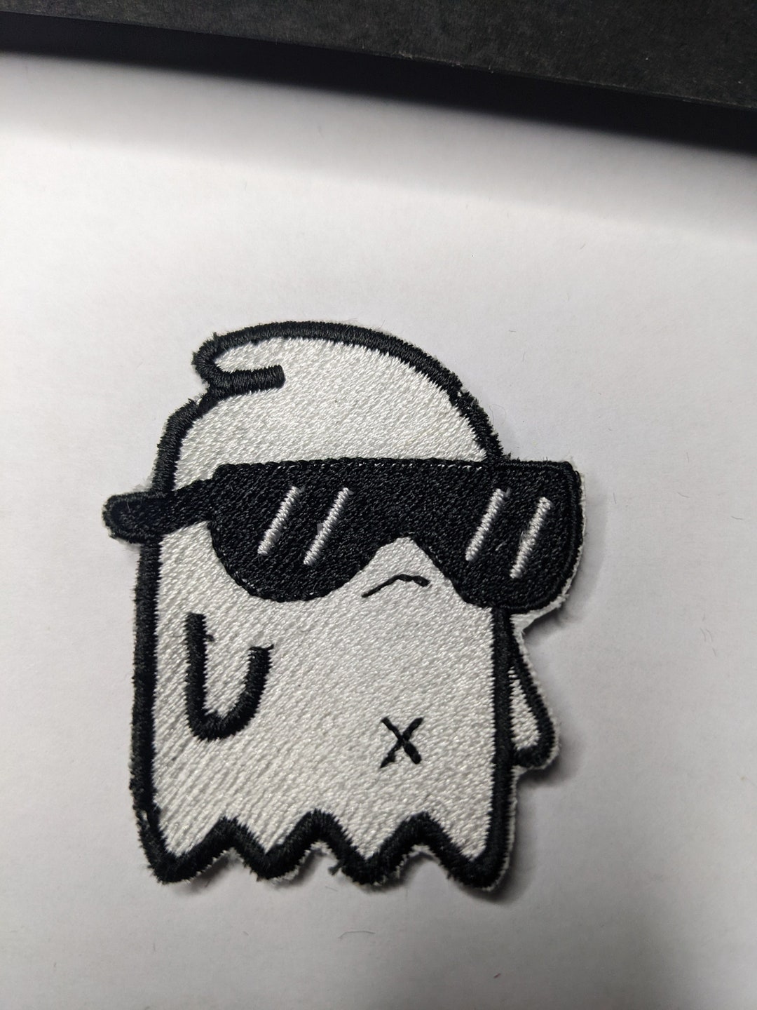 Thug Ghost Embroidered Patch - Etsy