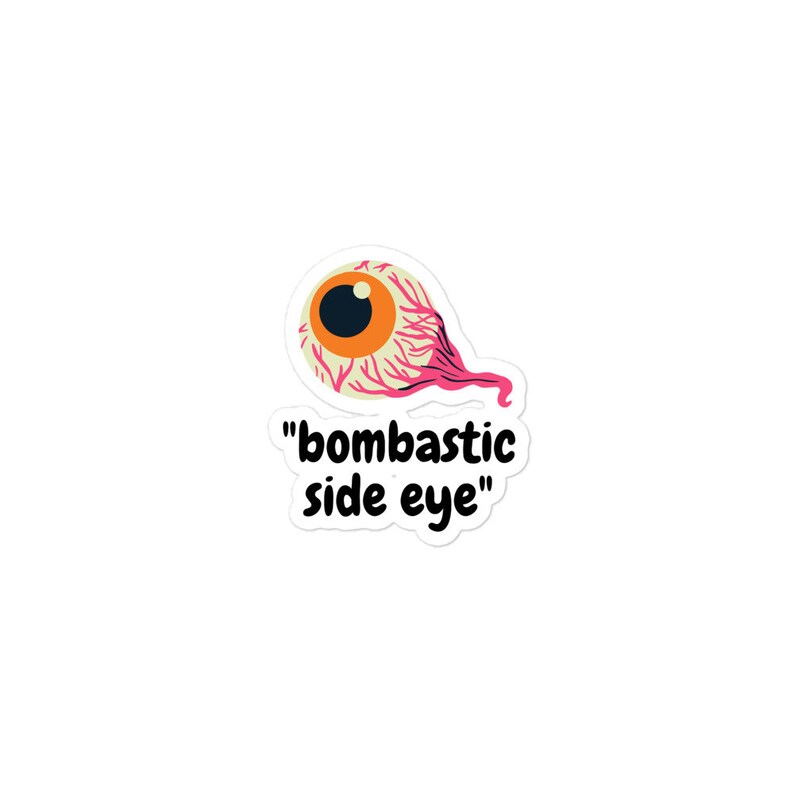 Bombastic Side Eye Criminal Offensive Side Eye Sticker - Etsy