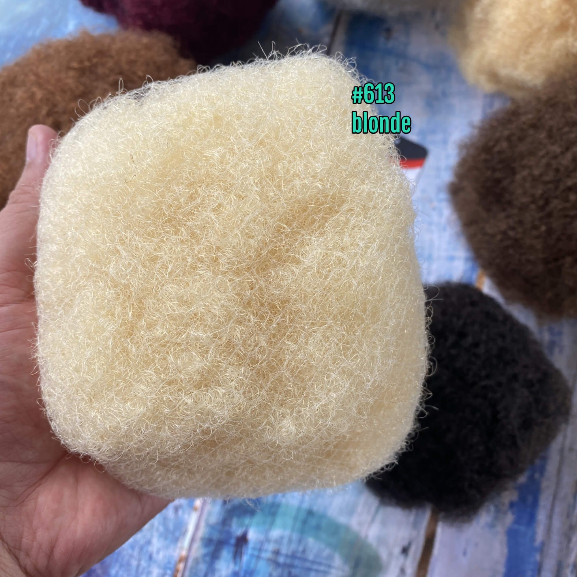 Afro Kinky Bulk 100 ％ Human Hair for Dreadlock Extensions, Repair Locs ...