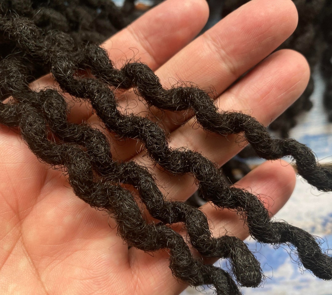 Deep Wave Human Hair Loc Extensions: Crochet Dreadlock Extensions - Etsy