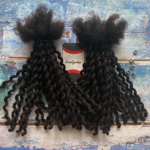 Deep Wave Human Hair Loc Extensions: Crochet Dreadlock Extensions - Etsy