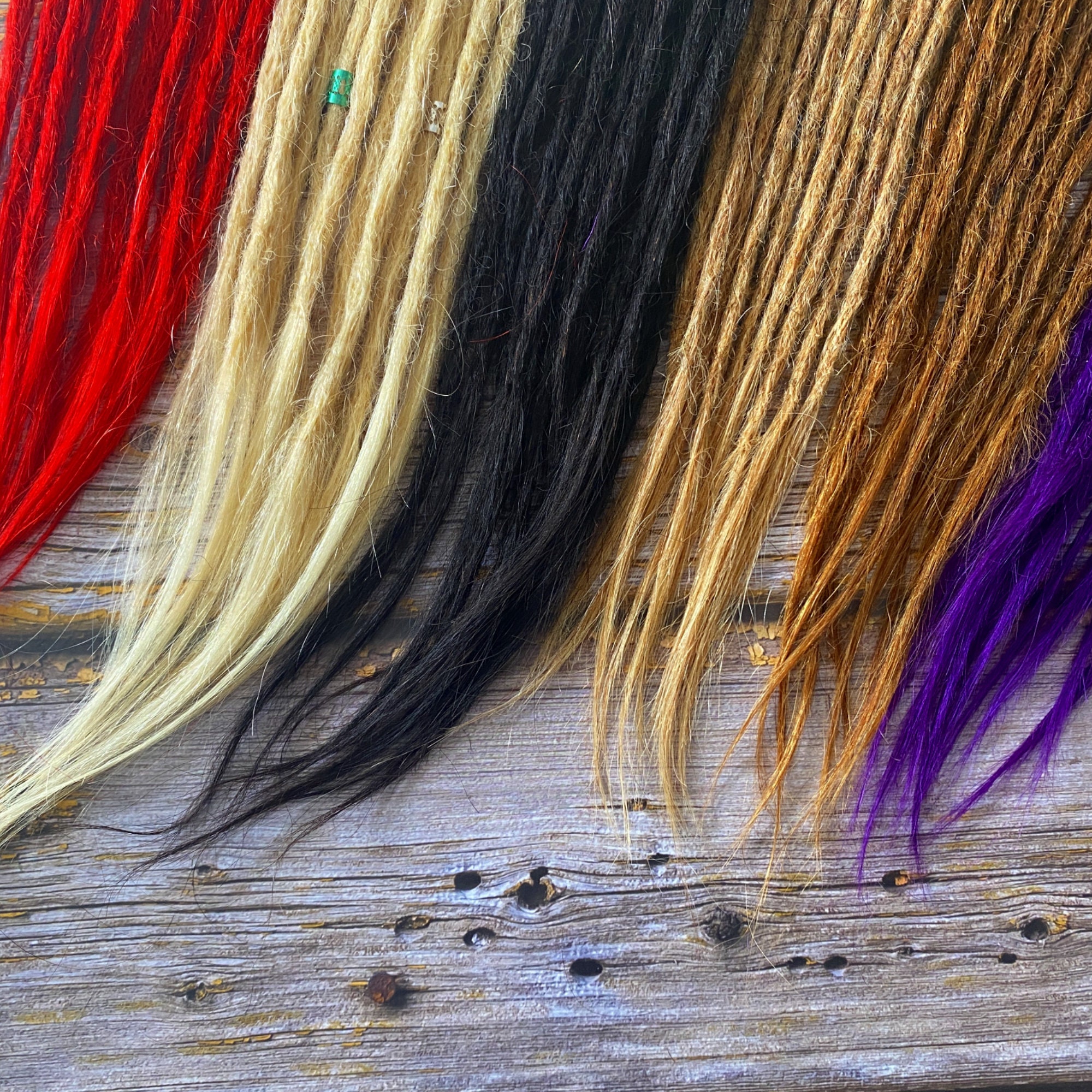 100% Human Hair Dreadlock Extensions Single End Dreadlock - Etsy