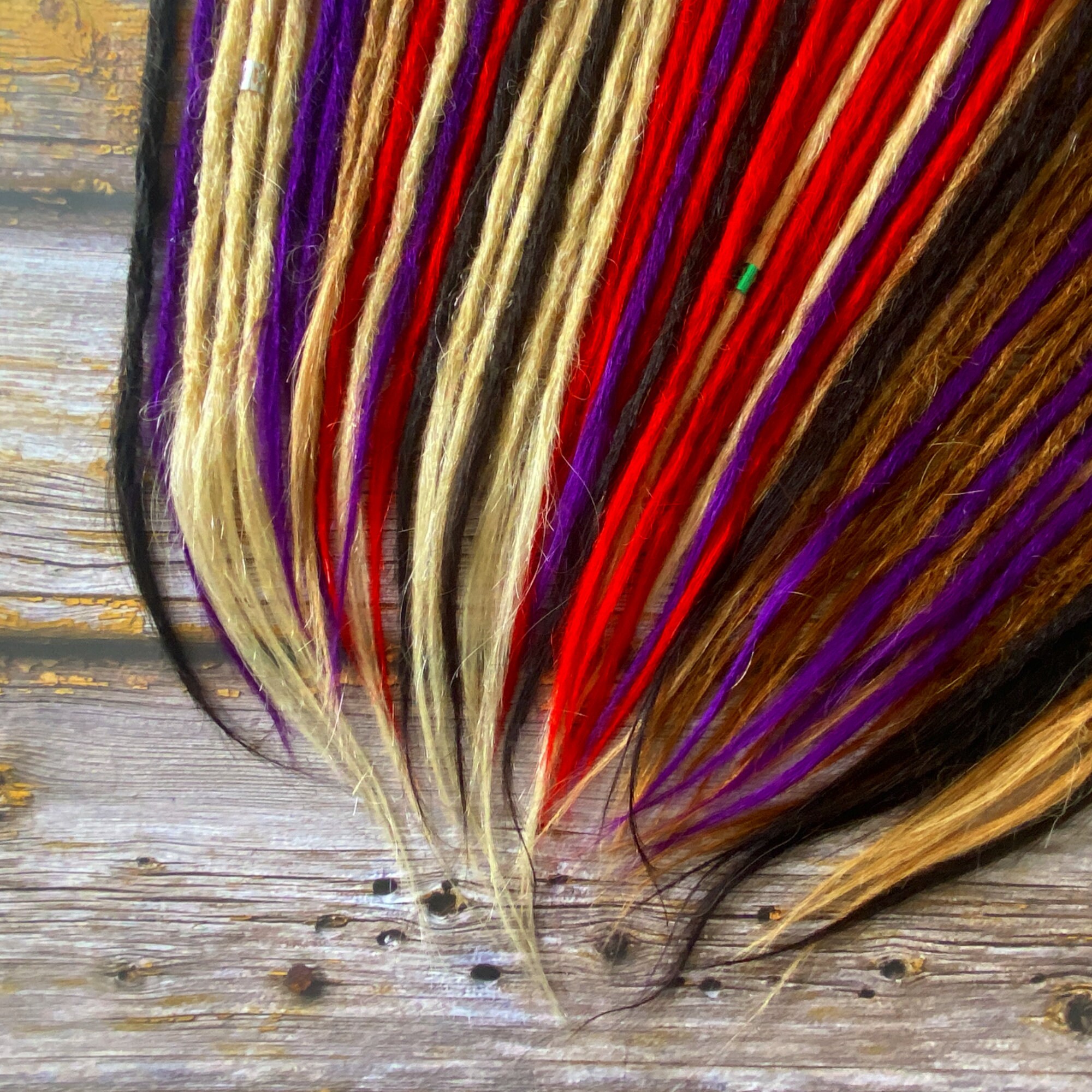 100% Human Hair Dreadlock Extensions Single End Dreadlock - Etsy