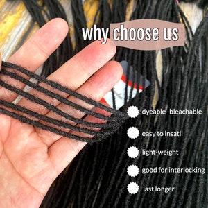 Human Hair Sisterlocs Extensions ,hand Made Micro Loc Thickness of 0 ...