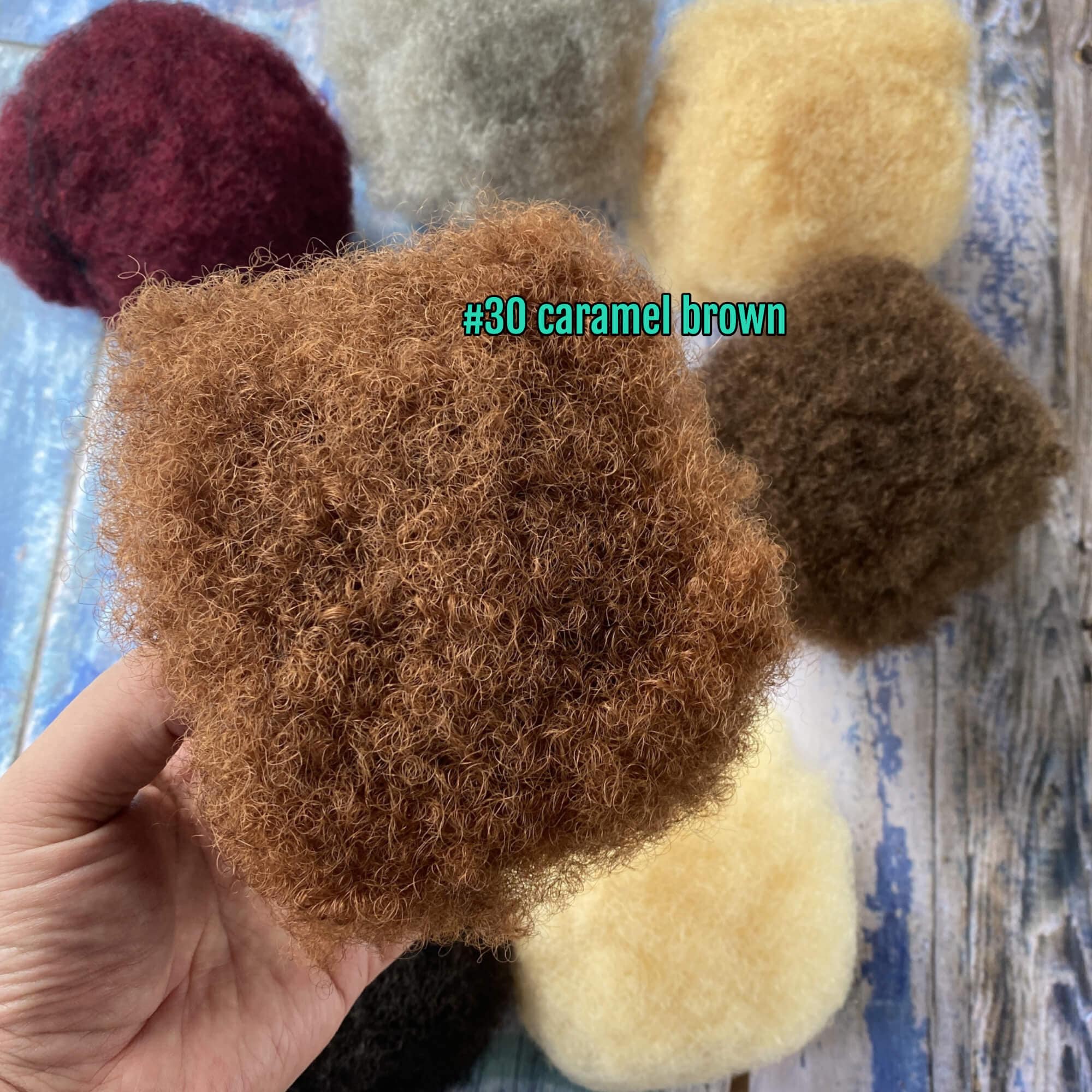 Afro Kinky Bulk 100 ％ Human Hair for Dreadlock Extensions, Repair Locs ...