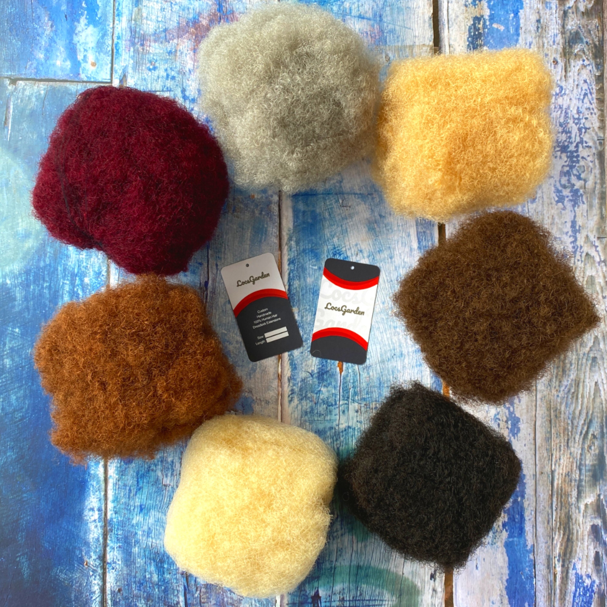 Afro Kinky Bulk 100 ％ Human Hair for Dreadlock Extensions, Repair Locs ...