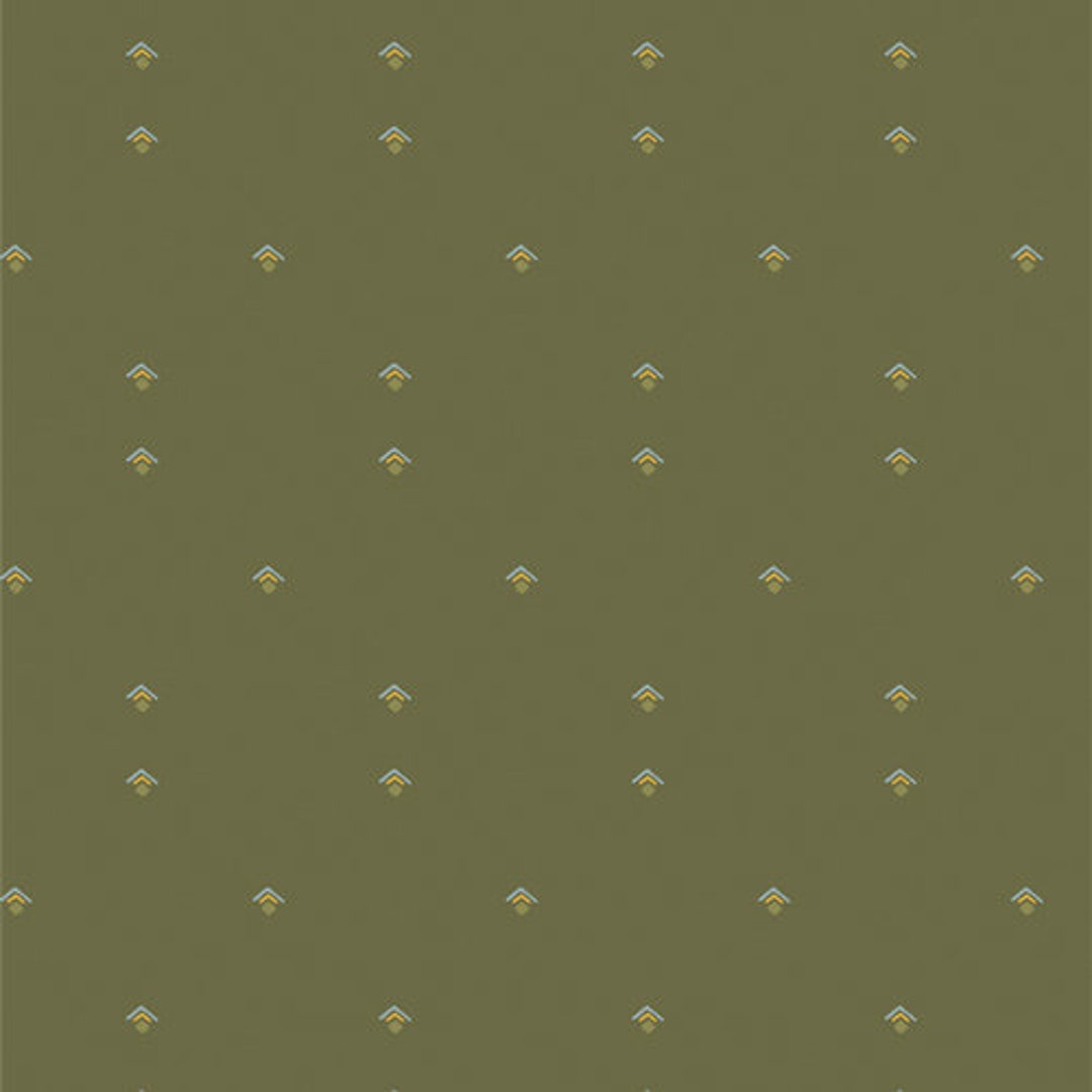 Queen Bee Olive Heirloom Fabric by Sharon Holland for AGF - Continuous ...