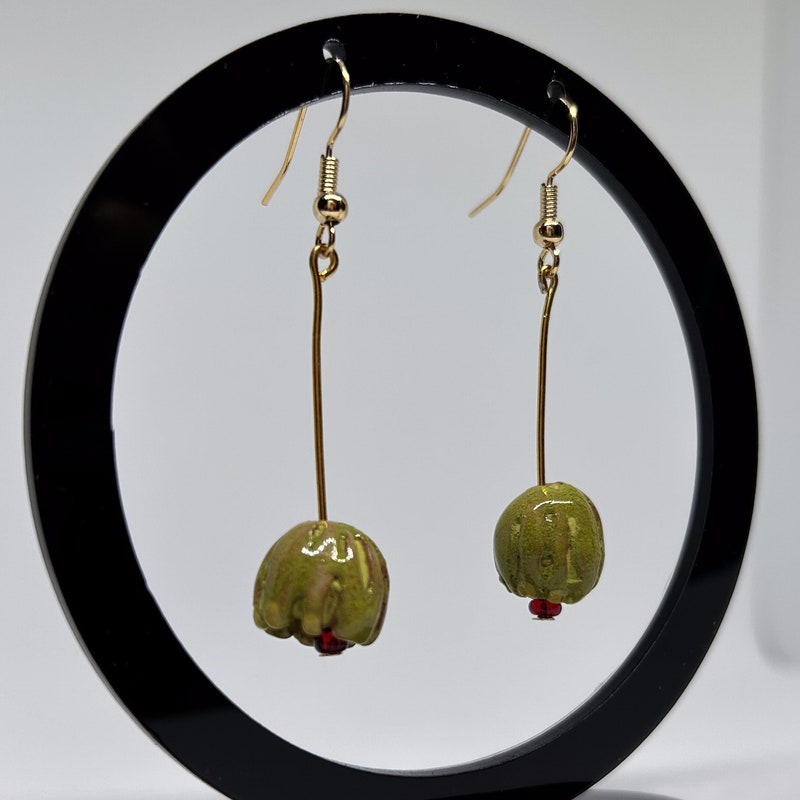 Pottery Earrings - Etsy