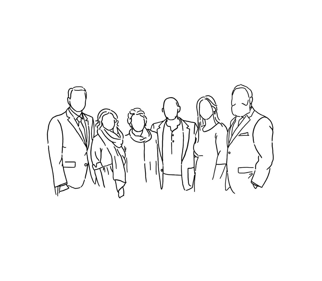 Digital Line Drawing - Etsy