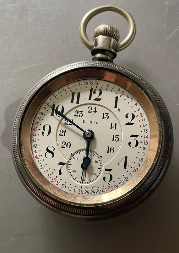 train pocket watch case - Gem