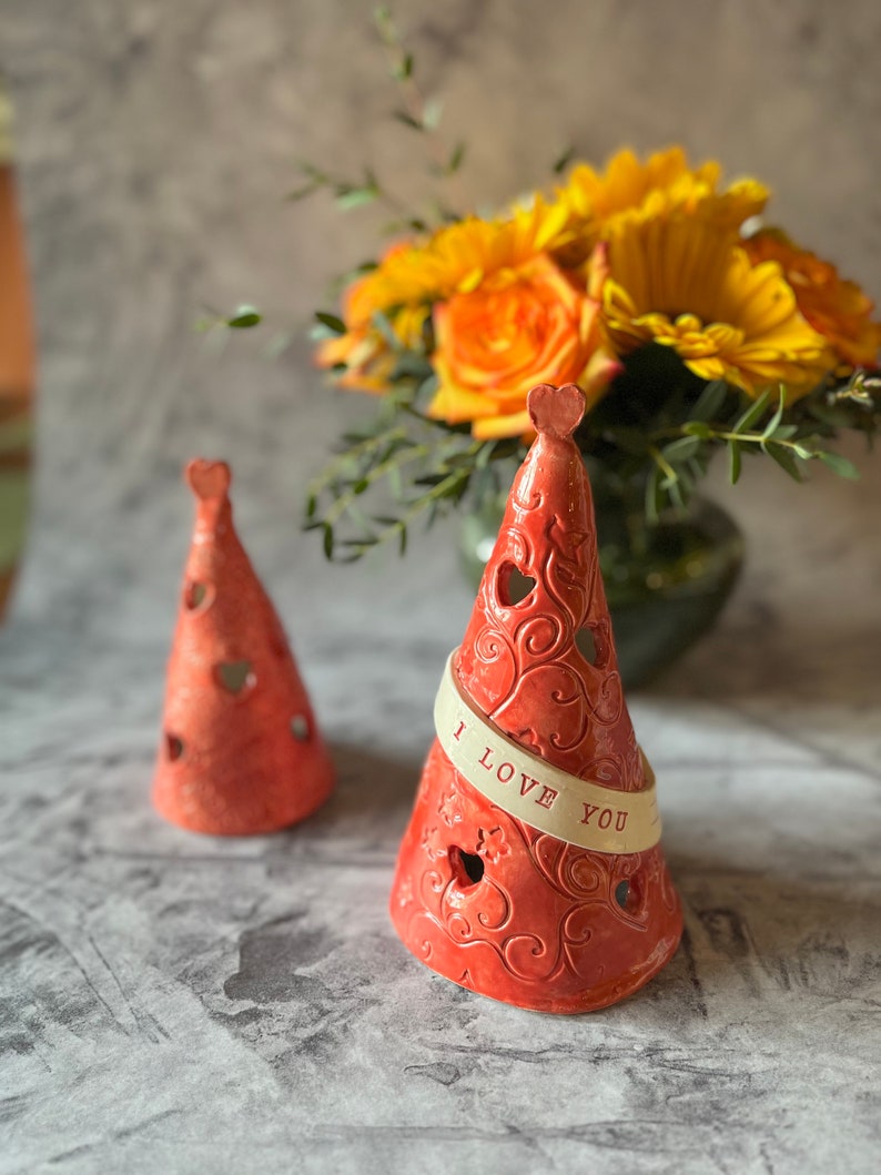 Ceramic Valentines Day Tree Handmade Ceramic Tree Valentine's Day Gift ...