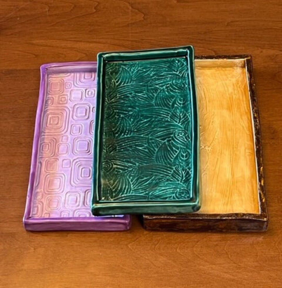 Handmade Ceramic Tray / Clay Tray / Jewelry Tray / Bathroom Decor ...