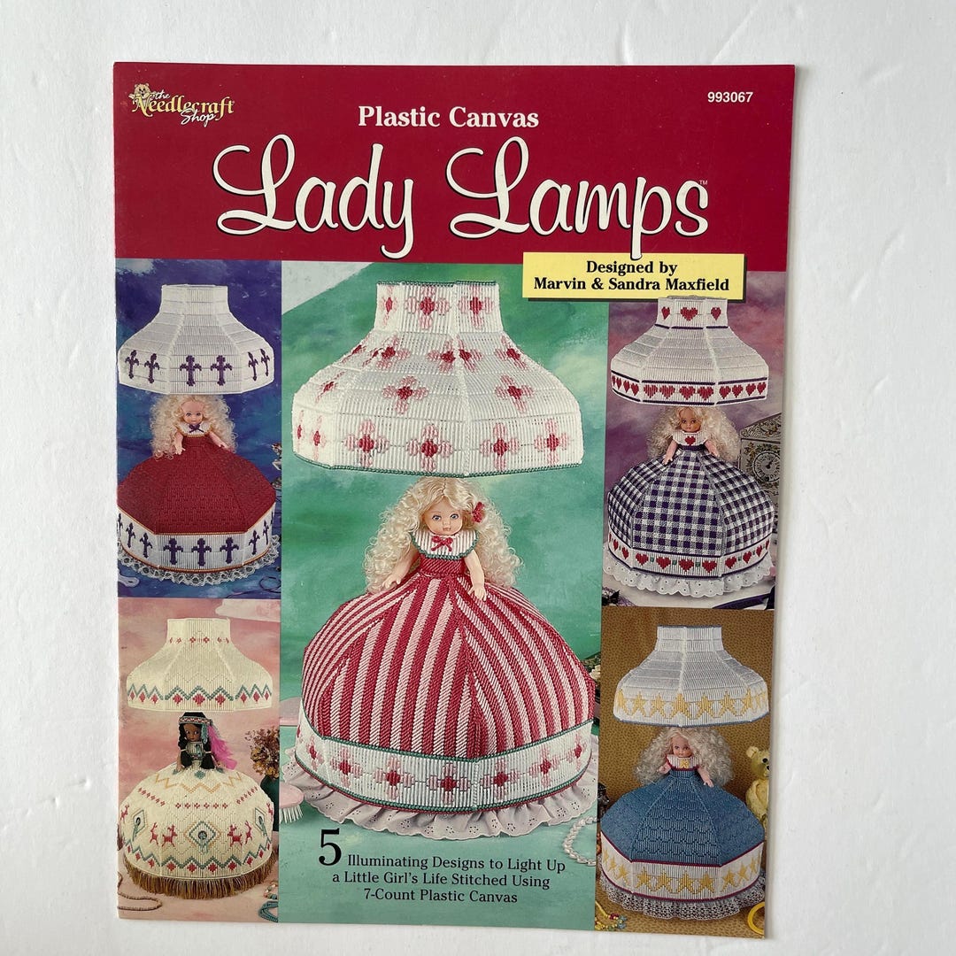 The Needlecraft Shop Plastic Canvas Lady Lamps Booklet 5 Designs Native ...