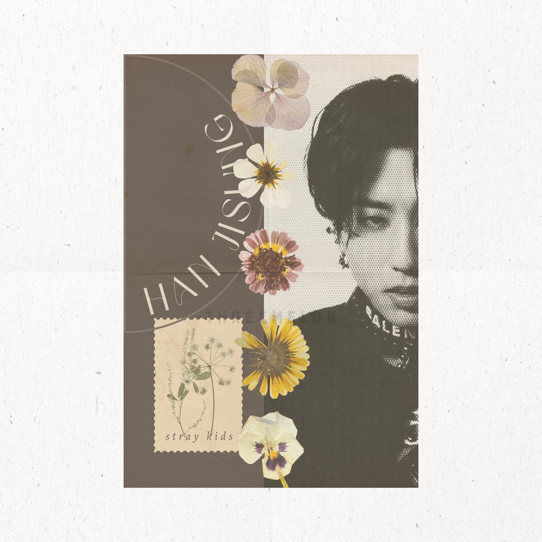 SKZ Subtle Digital Kpop Wall Print - HAN - Etsy