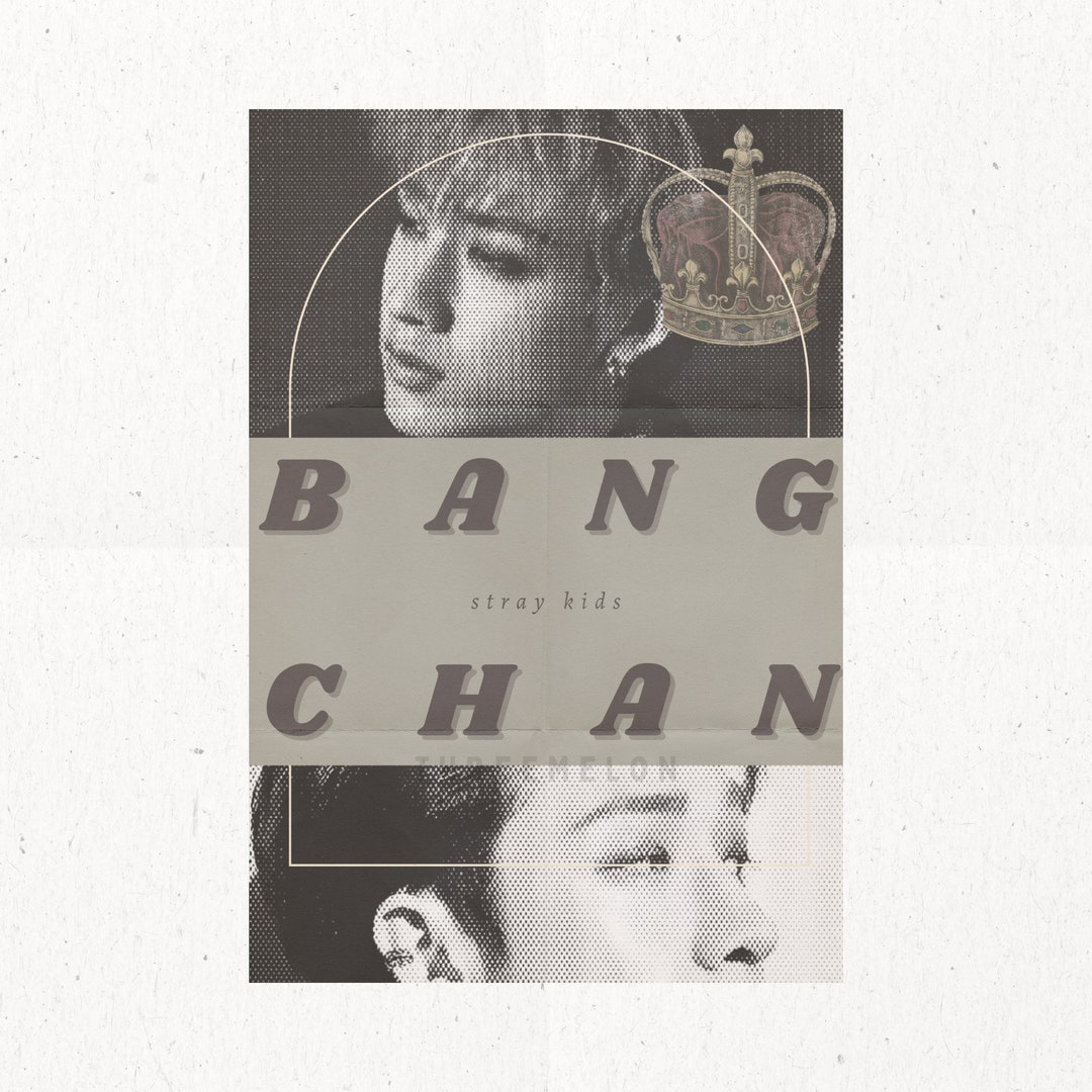 SKZ Subtle Digital Kpop Wall Print - Bang Chan - Etsy