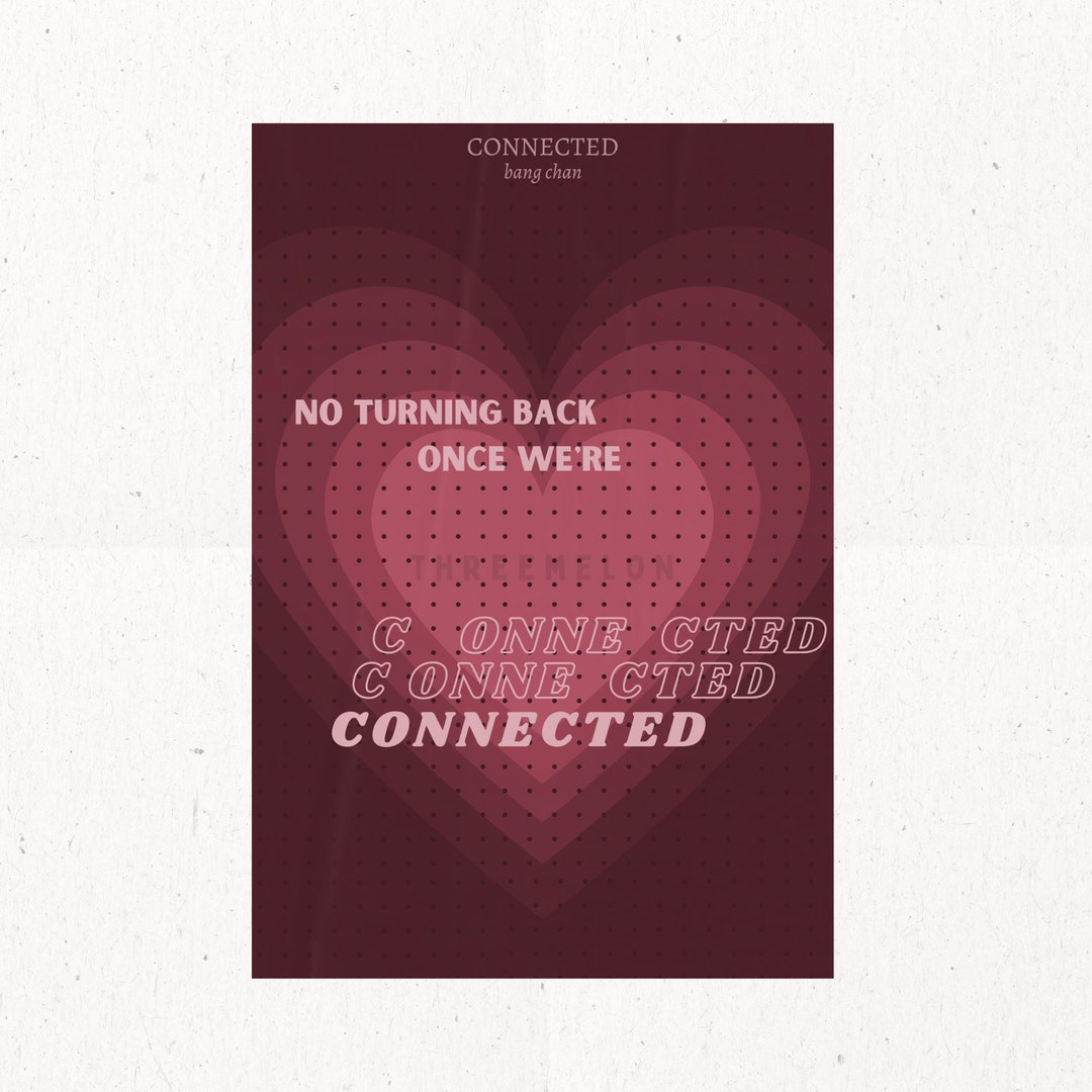 SKZ Subtle Digital Kpop Wall Print - Connected - Etsy