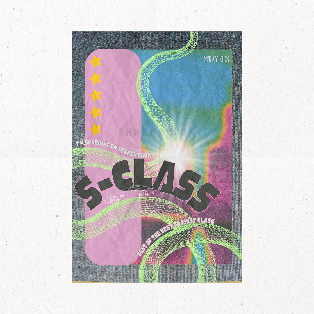 SKZ Subtle Kpop Wall Print S-class - Etsy