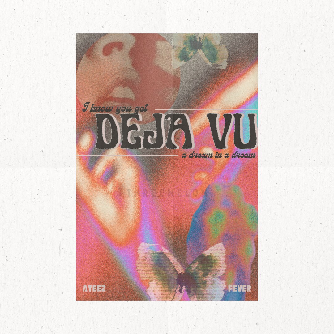 ATEEZ Subtle Digital Kpop Wall Print - Deja Vu - Etsy