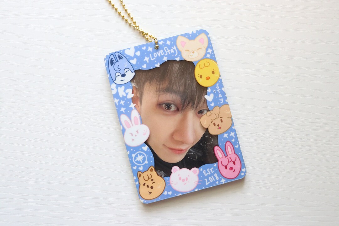 Kpop Photocard Holder Keychain - SKZ - Etsy