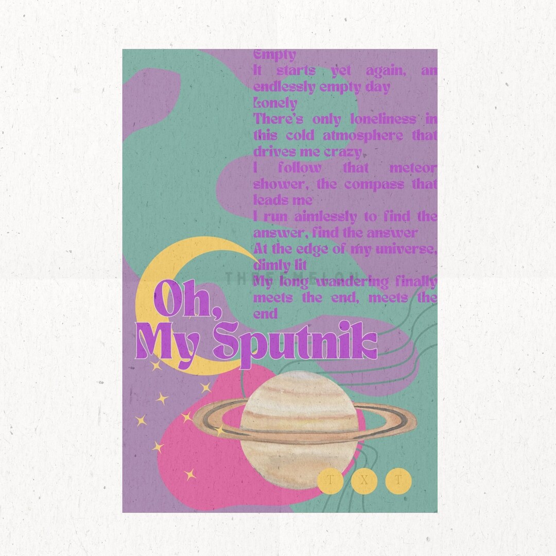 TXT Wall Print Tomorrow X Together Subtle Kpop Wall Print - Etsy