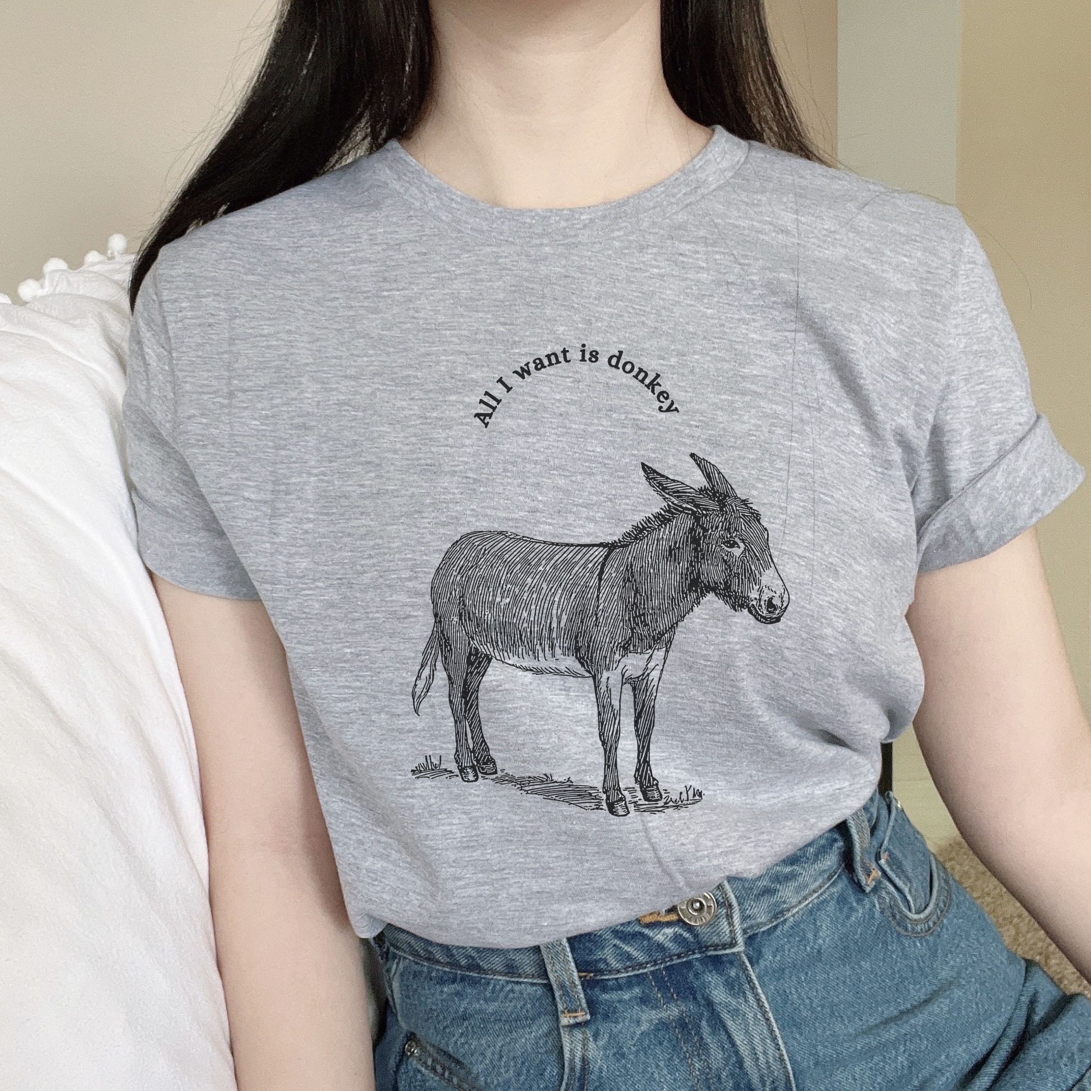 Funny Donkey Shirt, Farm Animal Shirt, Donkey Gifts, Donkey T Shirt, Donkey Lovers Gift, Pet ...