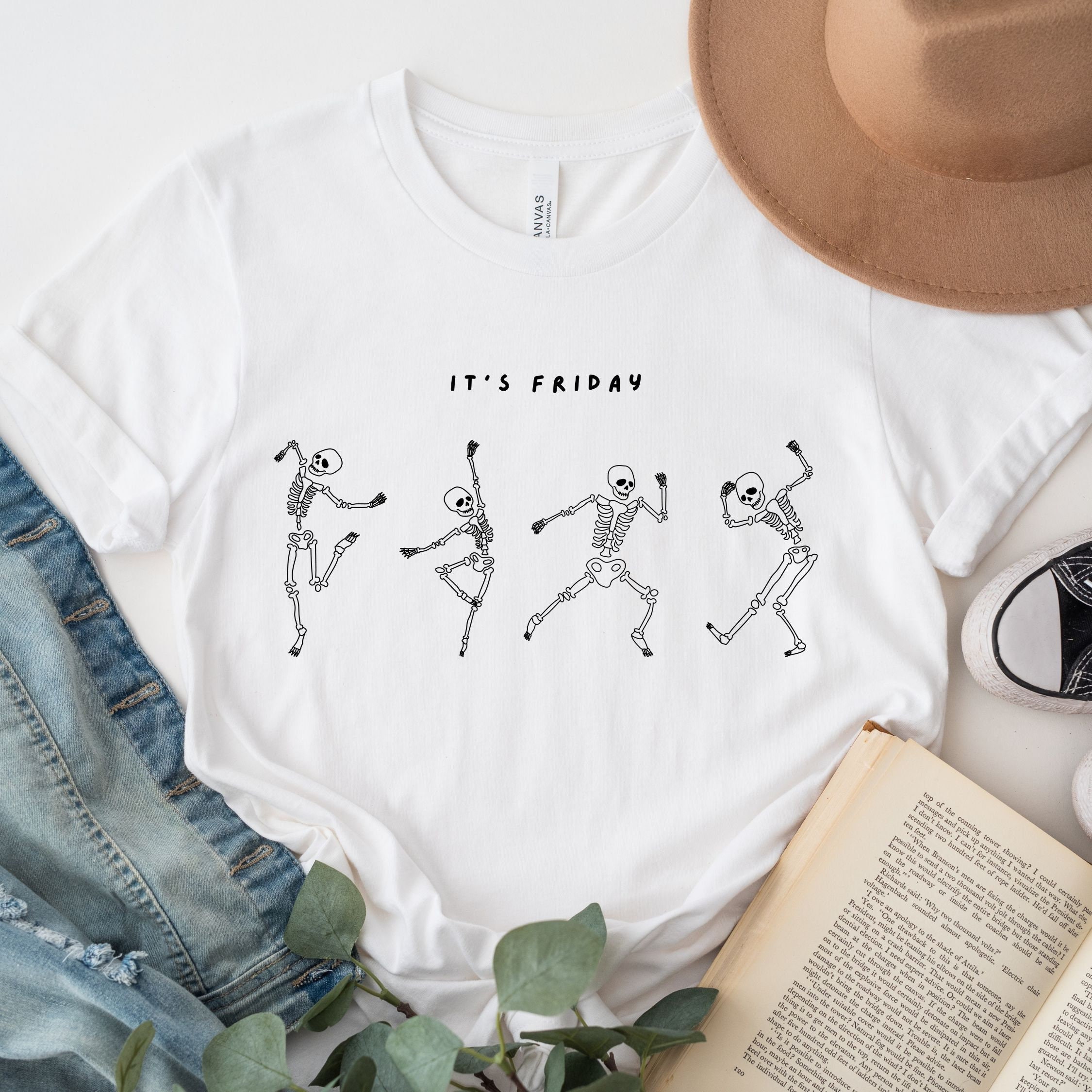 It's Friday Shirt Funny Coworker Gift Skeleton Shirt for Corporate ...