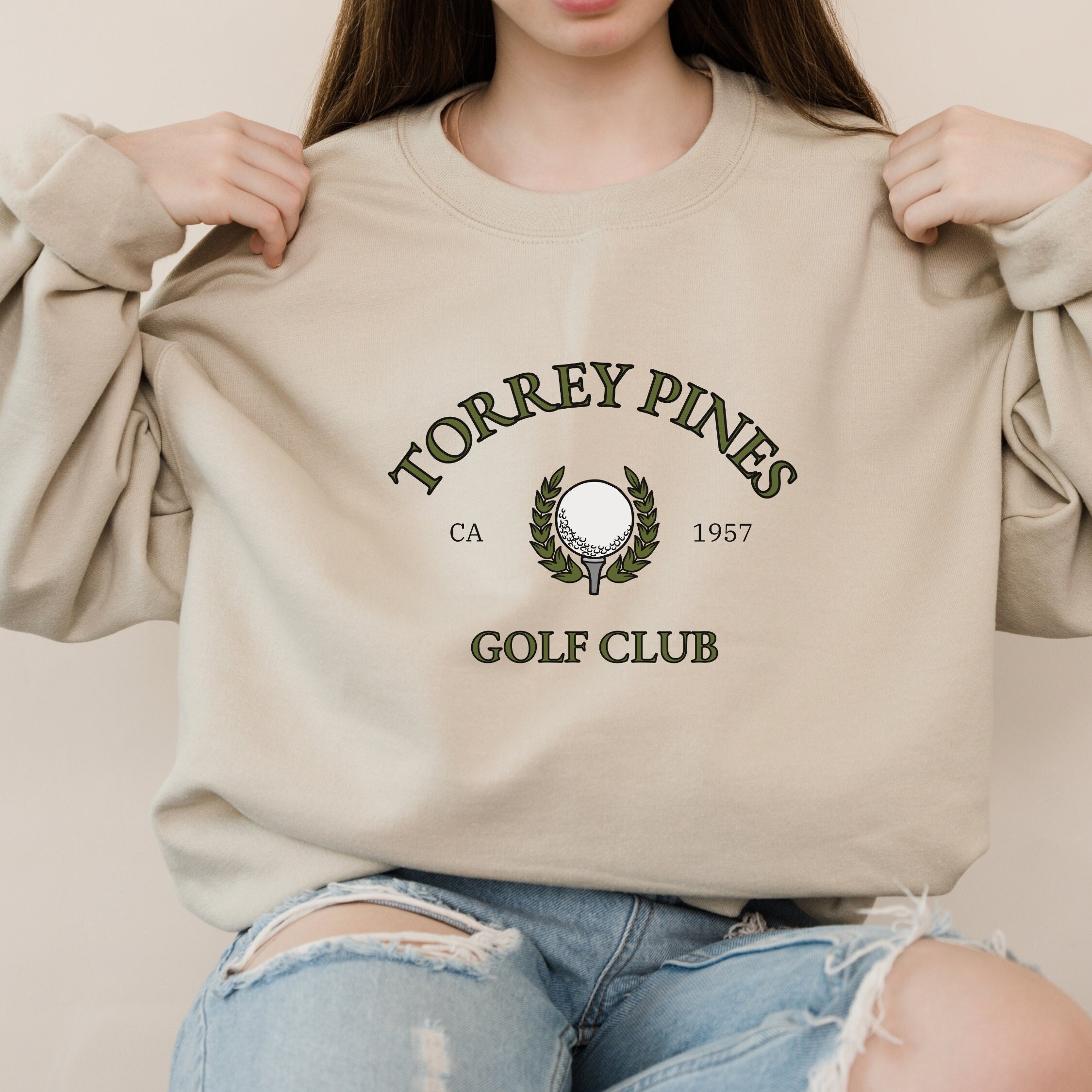 Torrey Pines Golf Club Sweatshirt, Vintage Style - Etsy