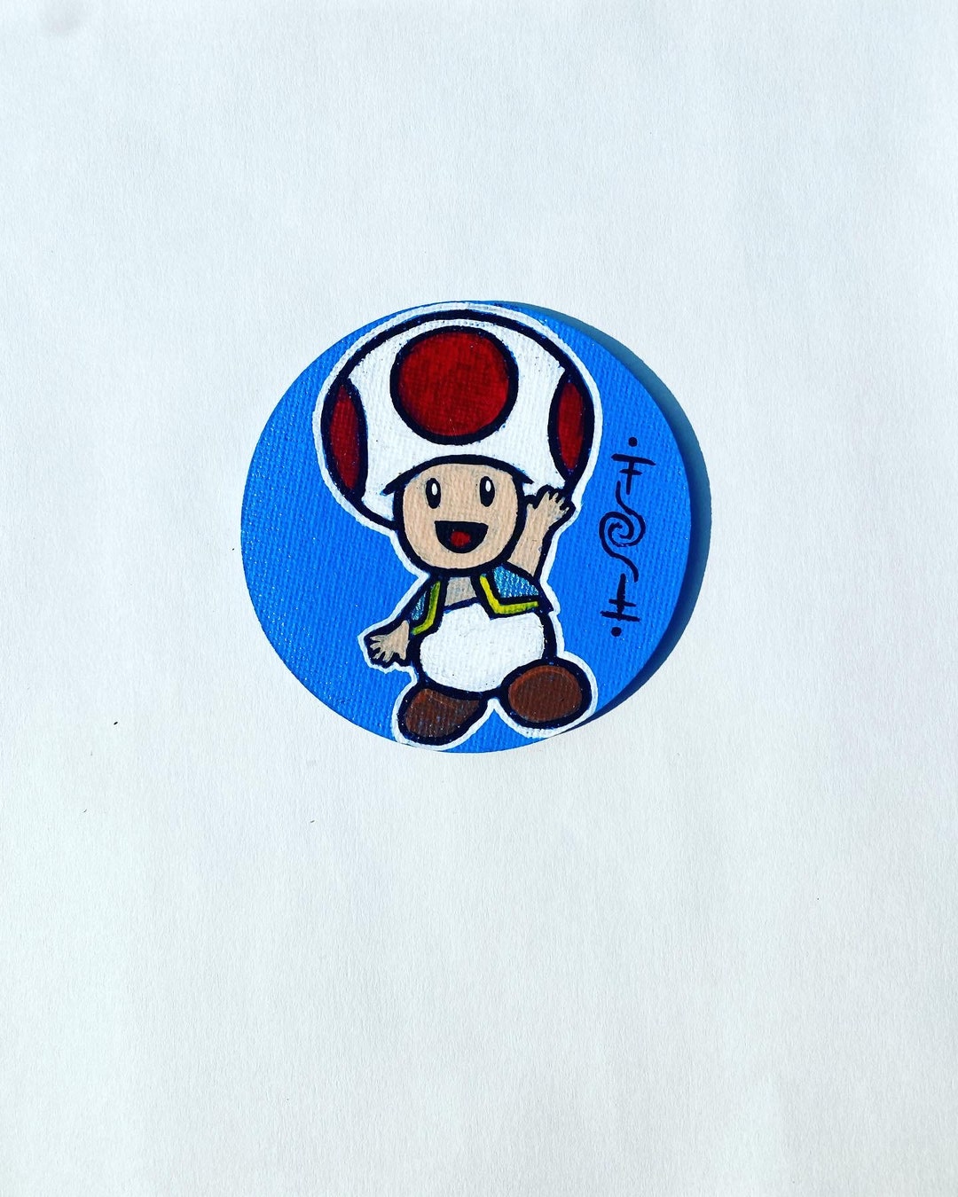 Super Mario Bros. Toad Magnet - Etsy