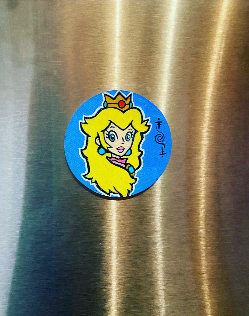 Super Mario Bros Peaches Magnet - Etsy