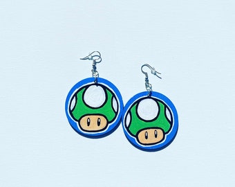 Nintendo Earrings, Switch, Super Mario, Nintendo Switch, Geek Earrings ...