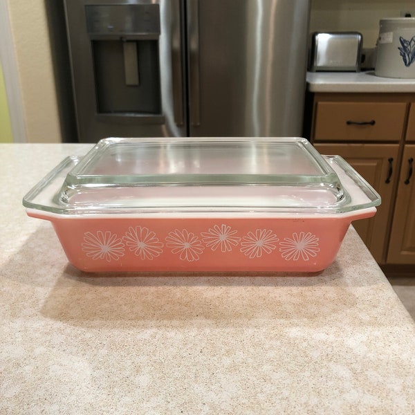 Pyrex Daisy Pink - Etsy
