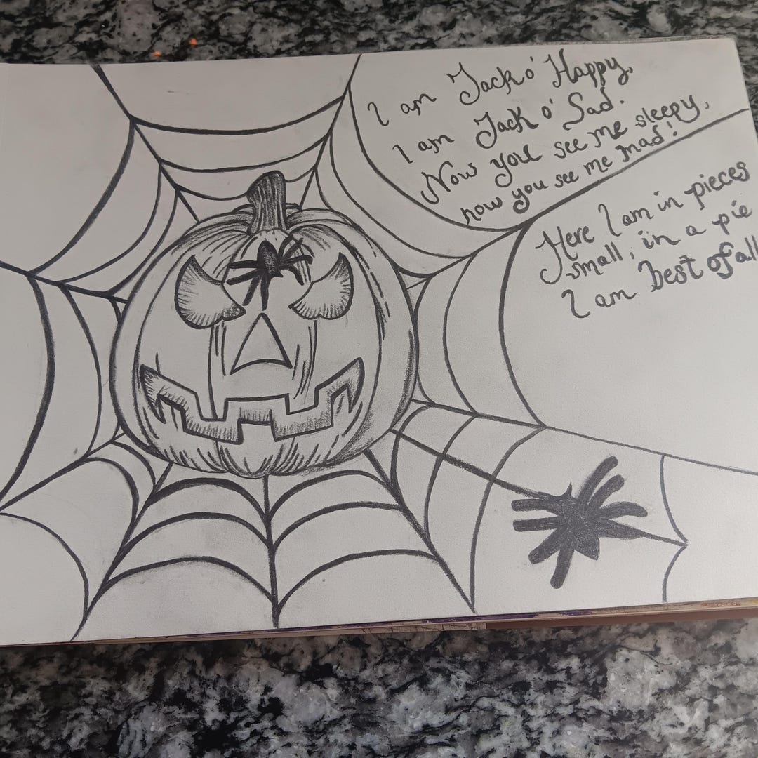 Jack O Lantern Poem - Etsy