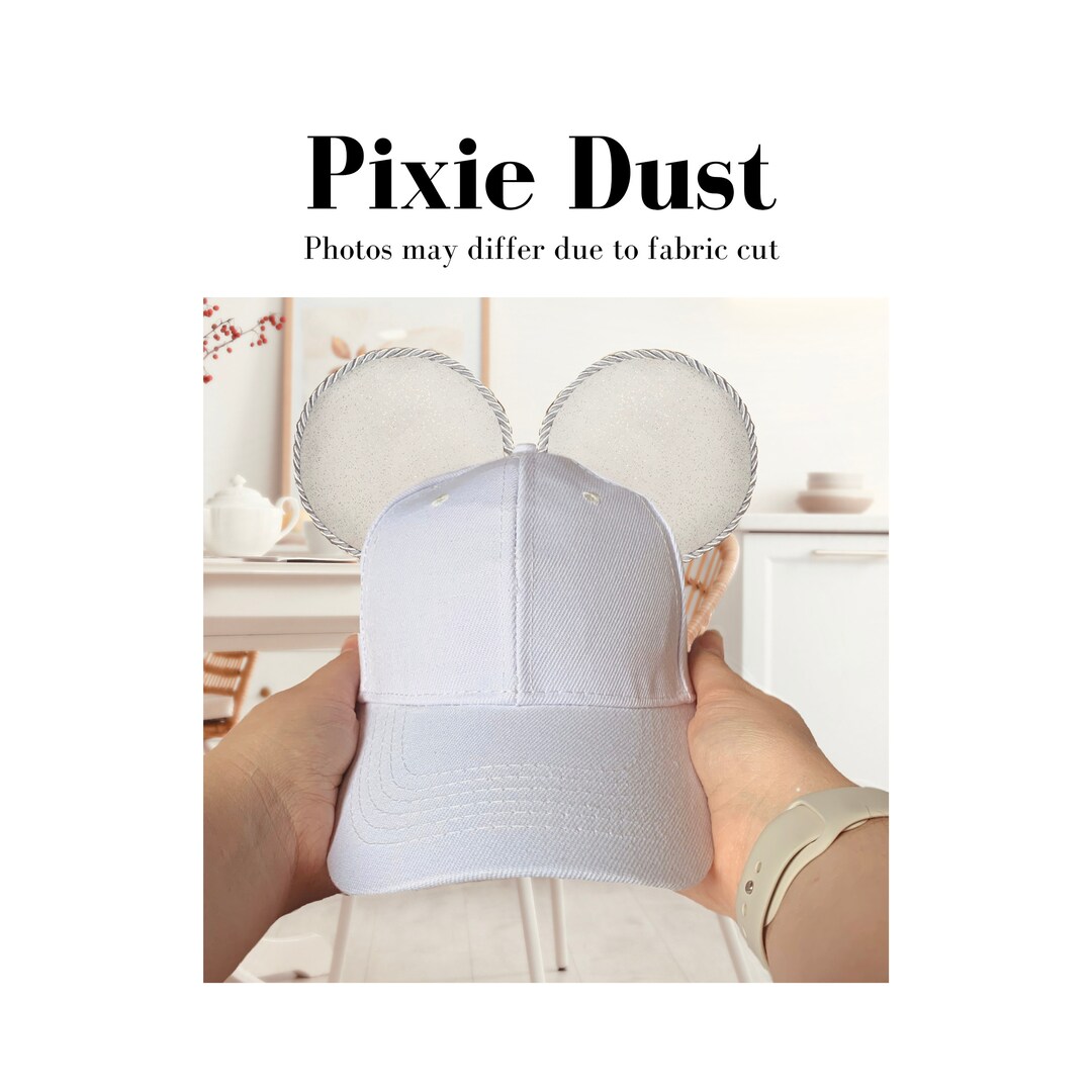 Mouse Ears Hat Pixie Dust CUSTOMIZABLE Disneybound Bride Hat - Etsy