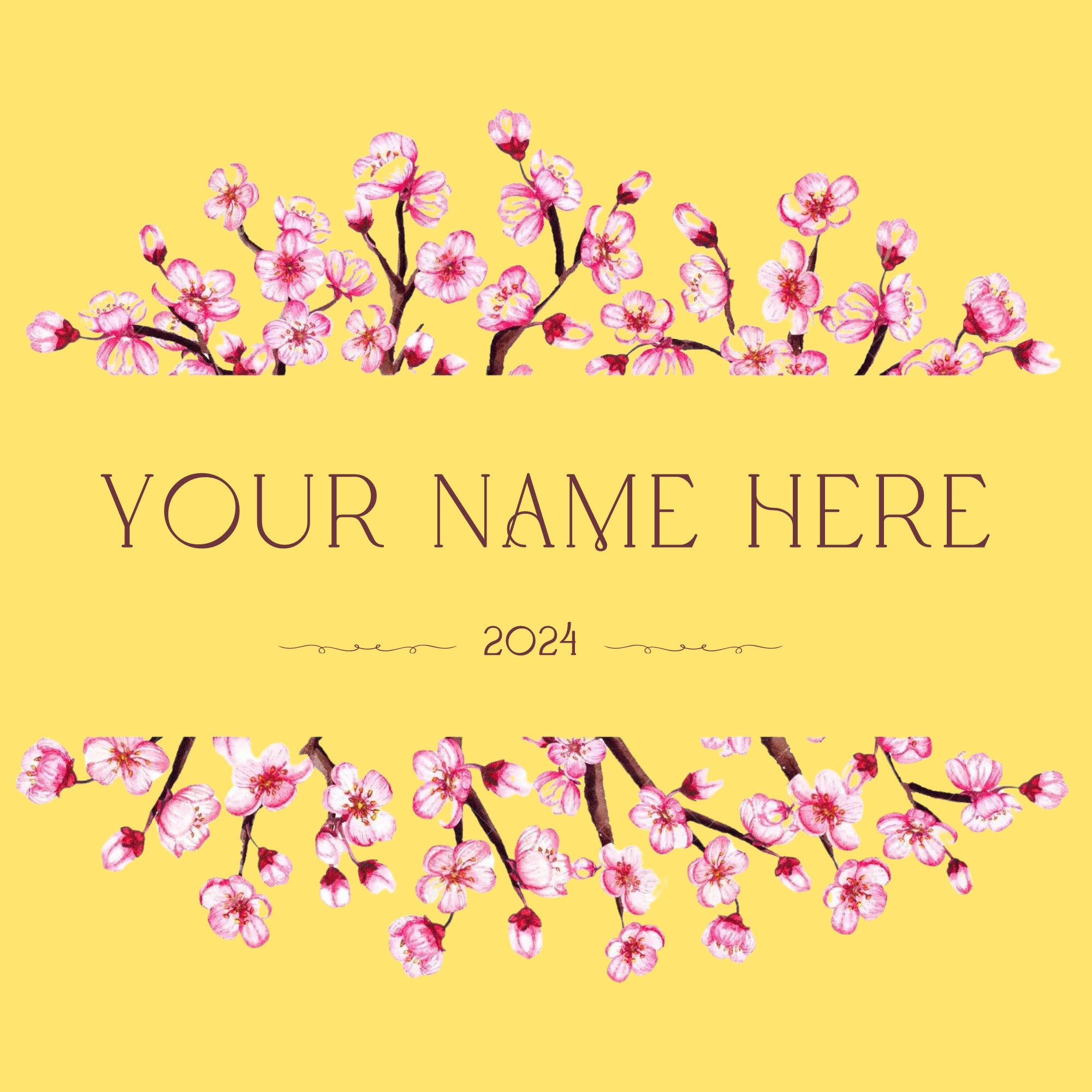 Mahjong Card Sticker - the Cherry Blossom - Etsy