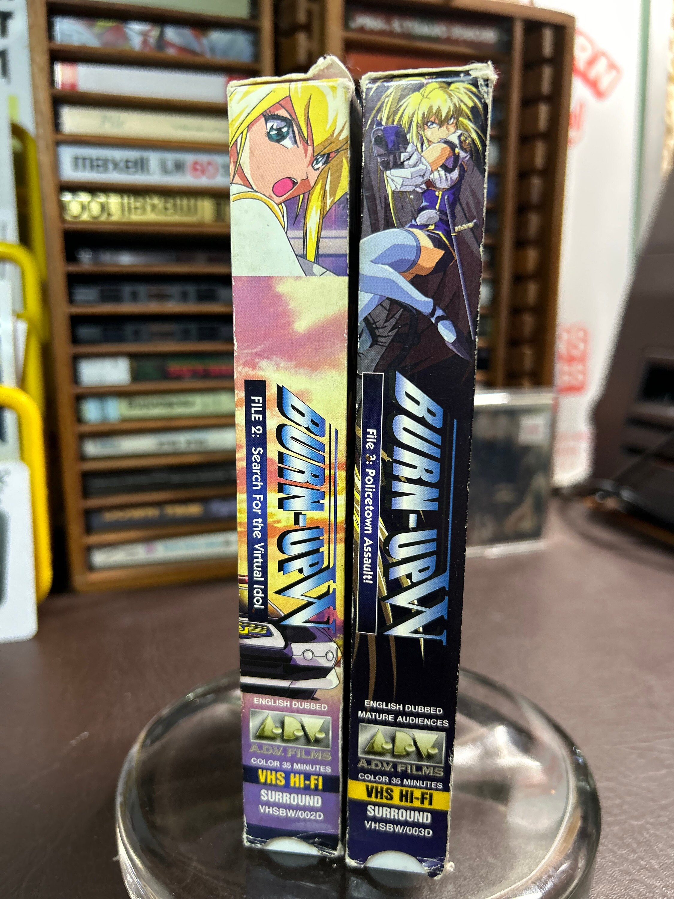 Burn-upw Anime VHS Files 2 & 3 - Etsy