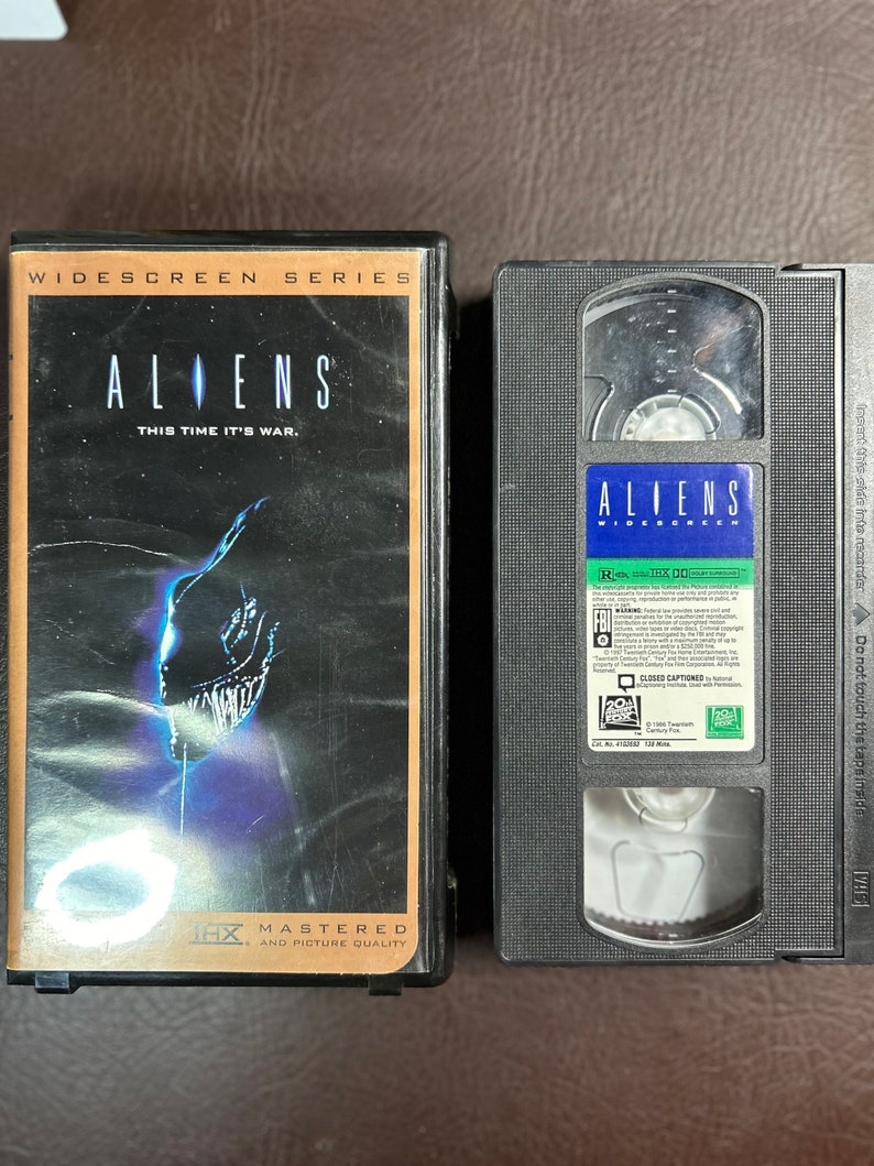 Aliens Widescreen Series VHS - Etsy