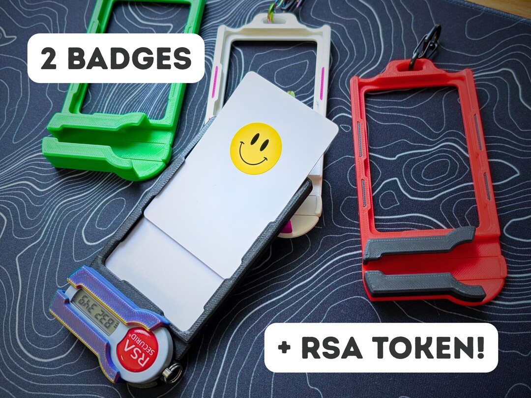 Custom RSA Token and Badge Holder - Etsy