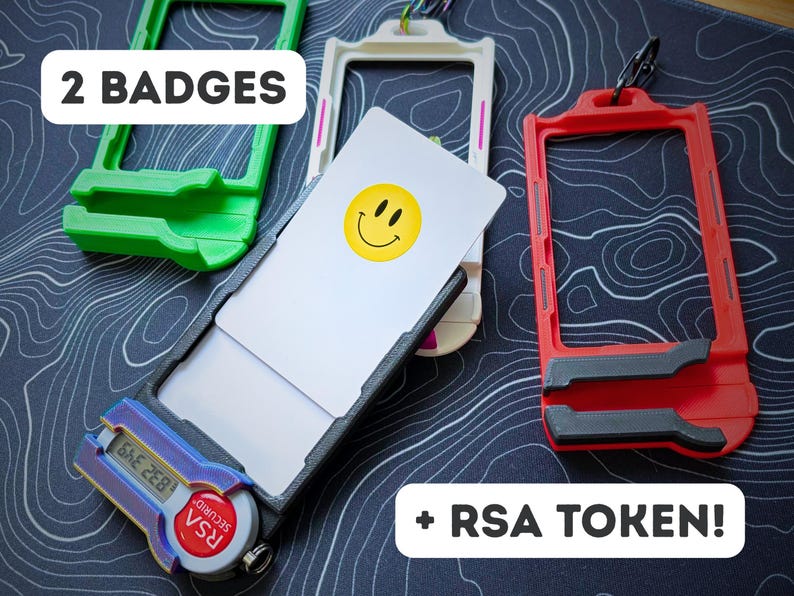 Custom RSA Token and Badge Holder - Etsy