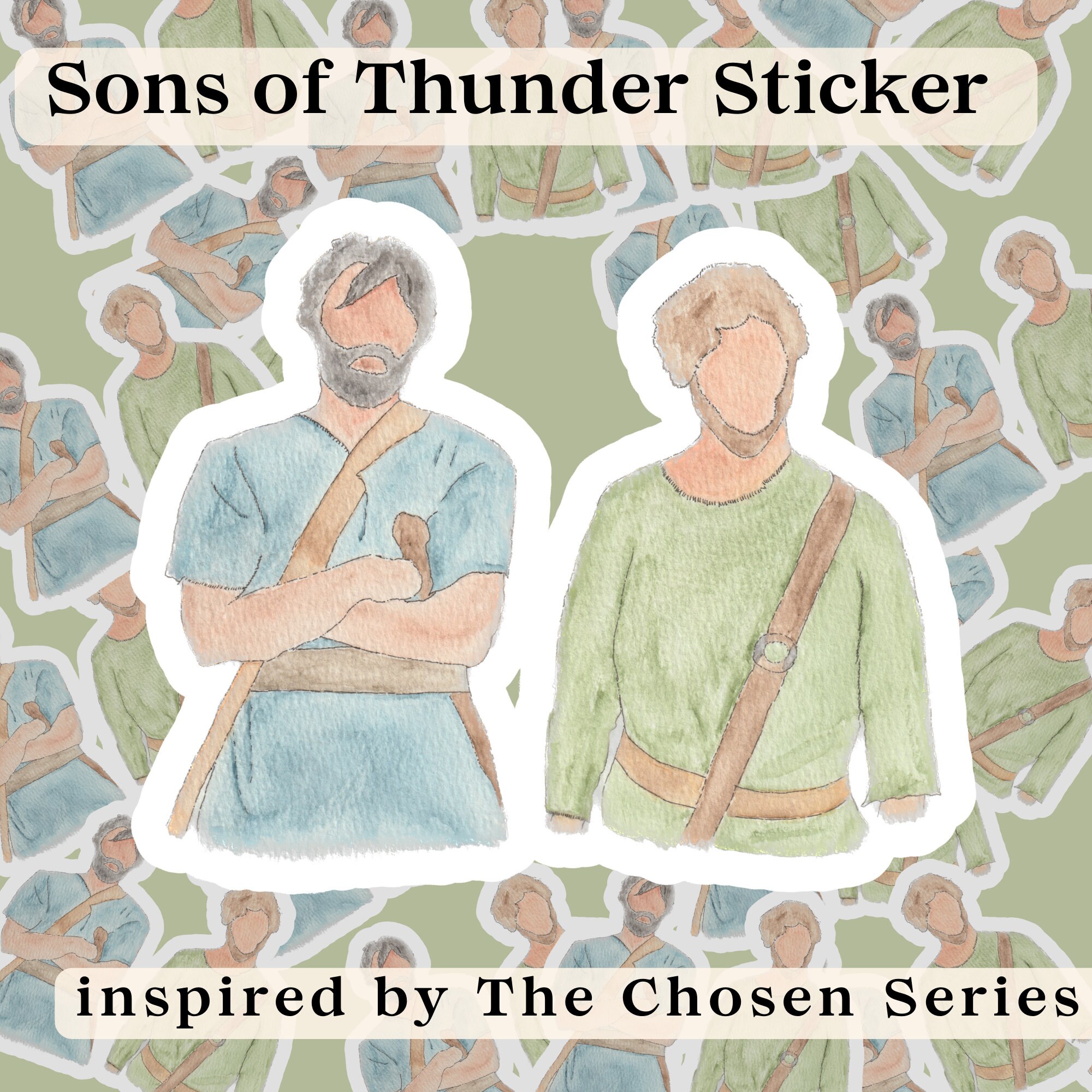 The Chosen Sticker Pack Transparent Bible Stickers - Etsy UK