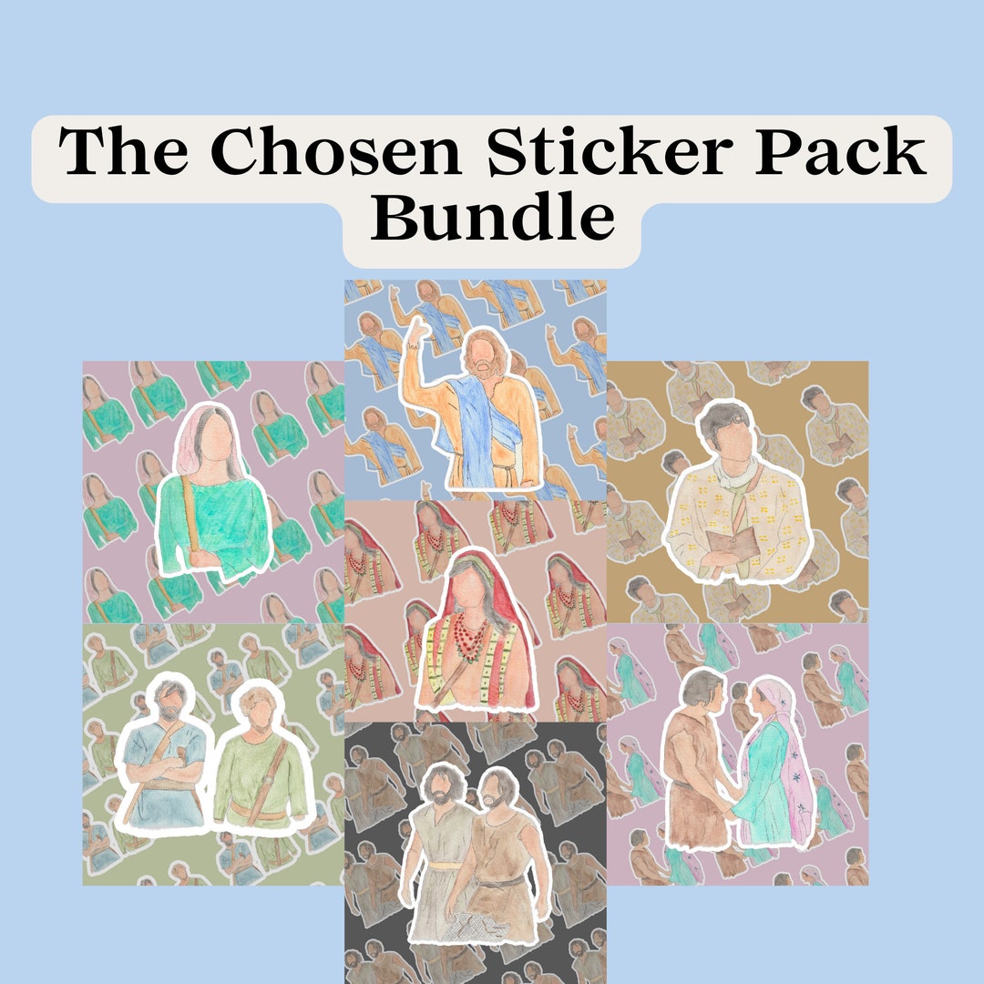 The Chosen Sticker Pack Transparent Bible Stickers - Etsy